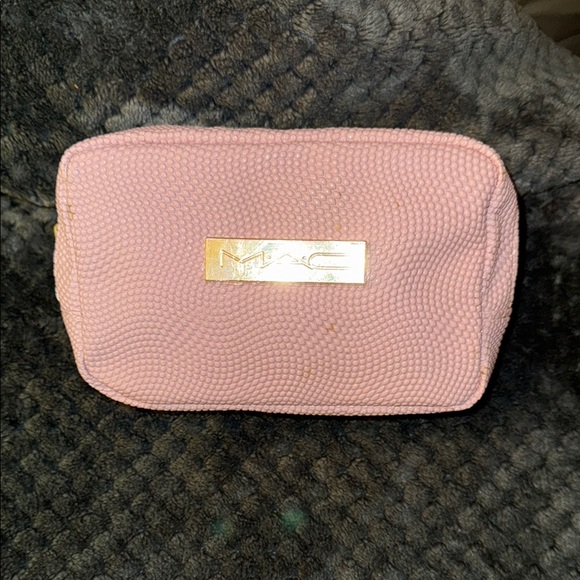 MAC Cosmetics | Bags | Mac Cosmetics Pink Cosmetic Bag | Poshmark